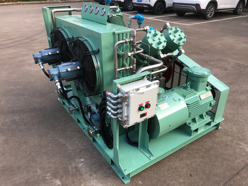 V-shaped Pry Mounted CO2 Compressor 2VCW-127/0.5-18 from China ...