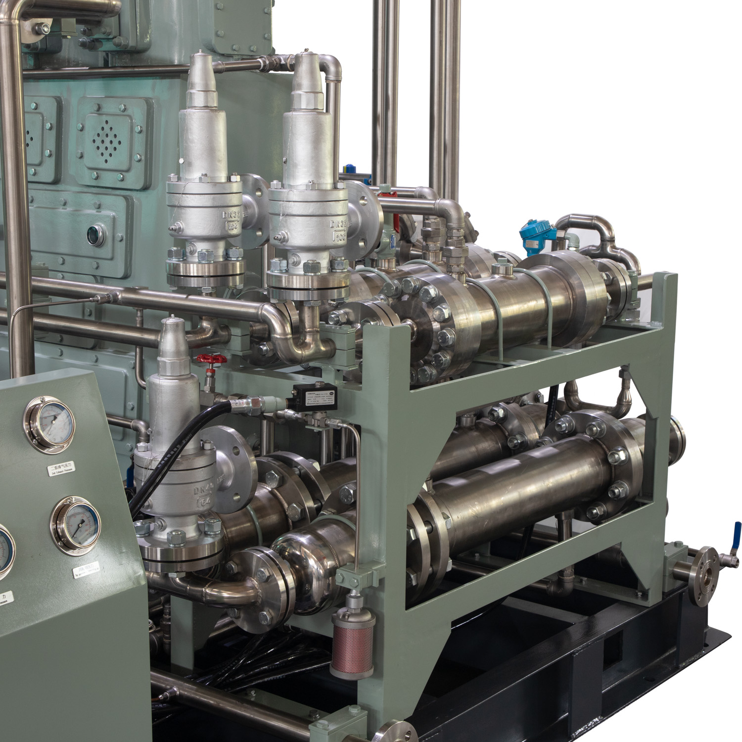 ZCWY-500/0.01-75 Reciprocating Piston Vertical Sled Mounted Type CO2 ...