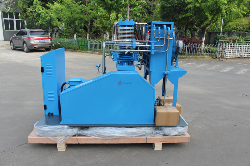 PLC HMI 30NM3 150bar High Pressure Oil Free Oxygen Compressor from ...